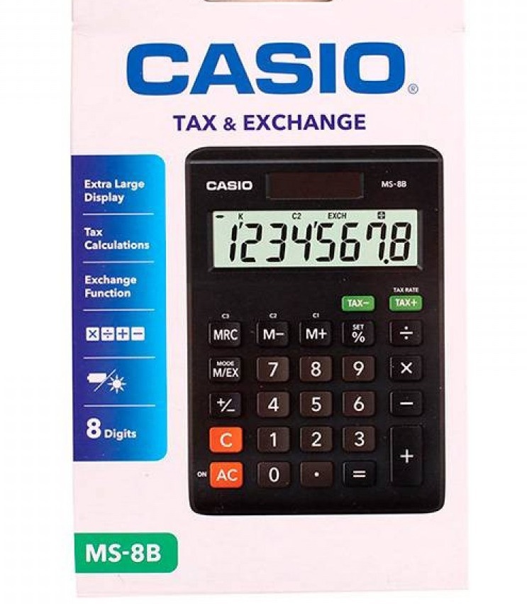 Calculadora CASIO MS-8 escritorio 8 dig. – ALBE